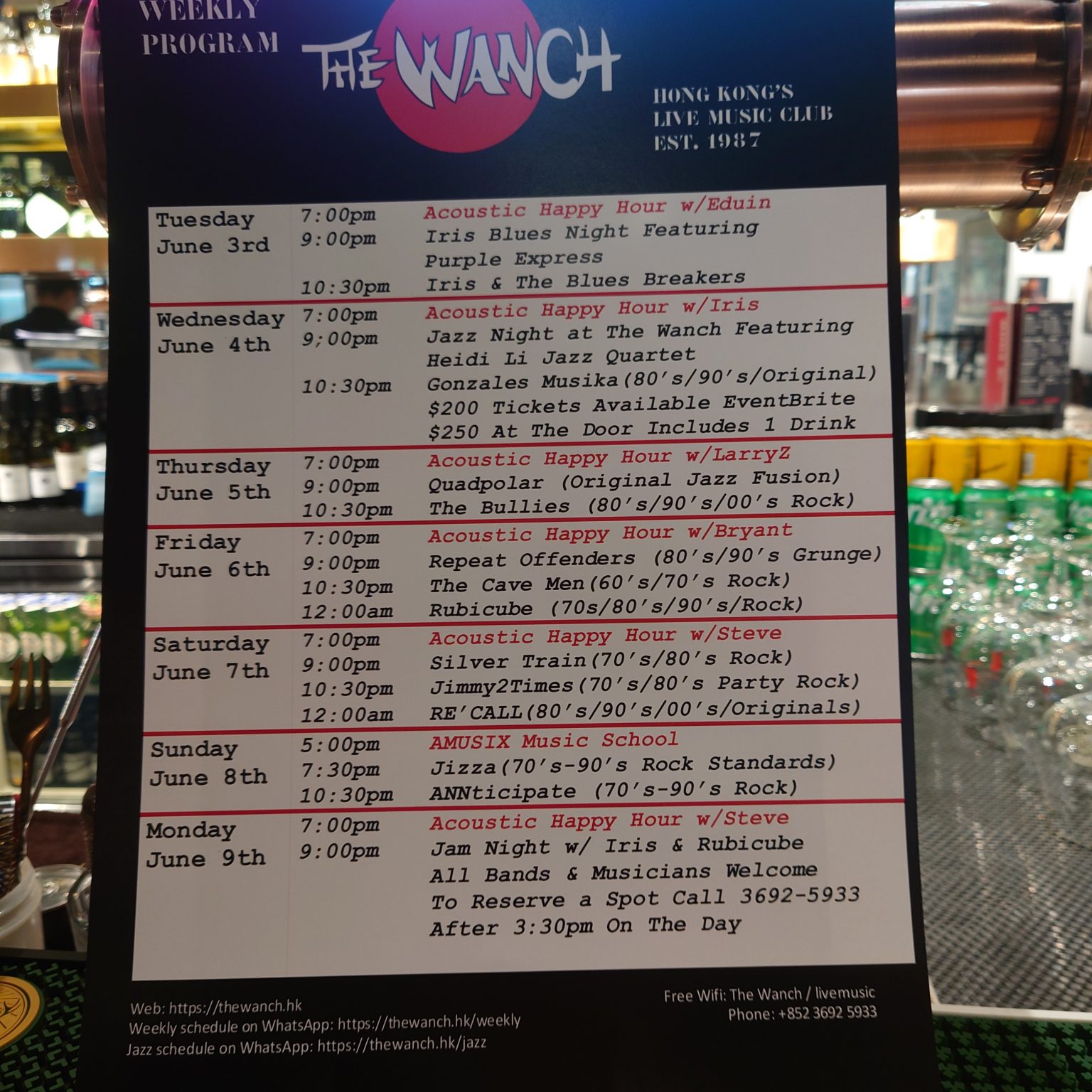 The Wanch – Hong Kong's Live Music Club
